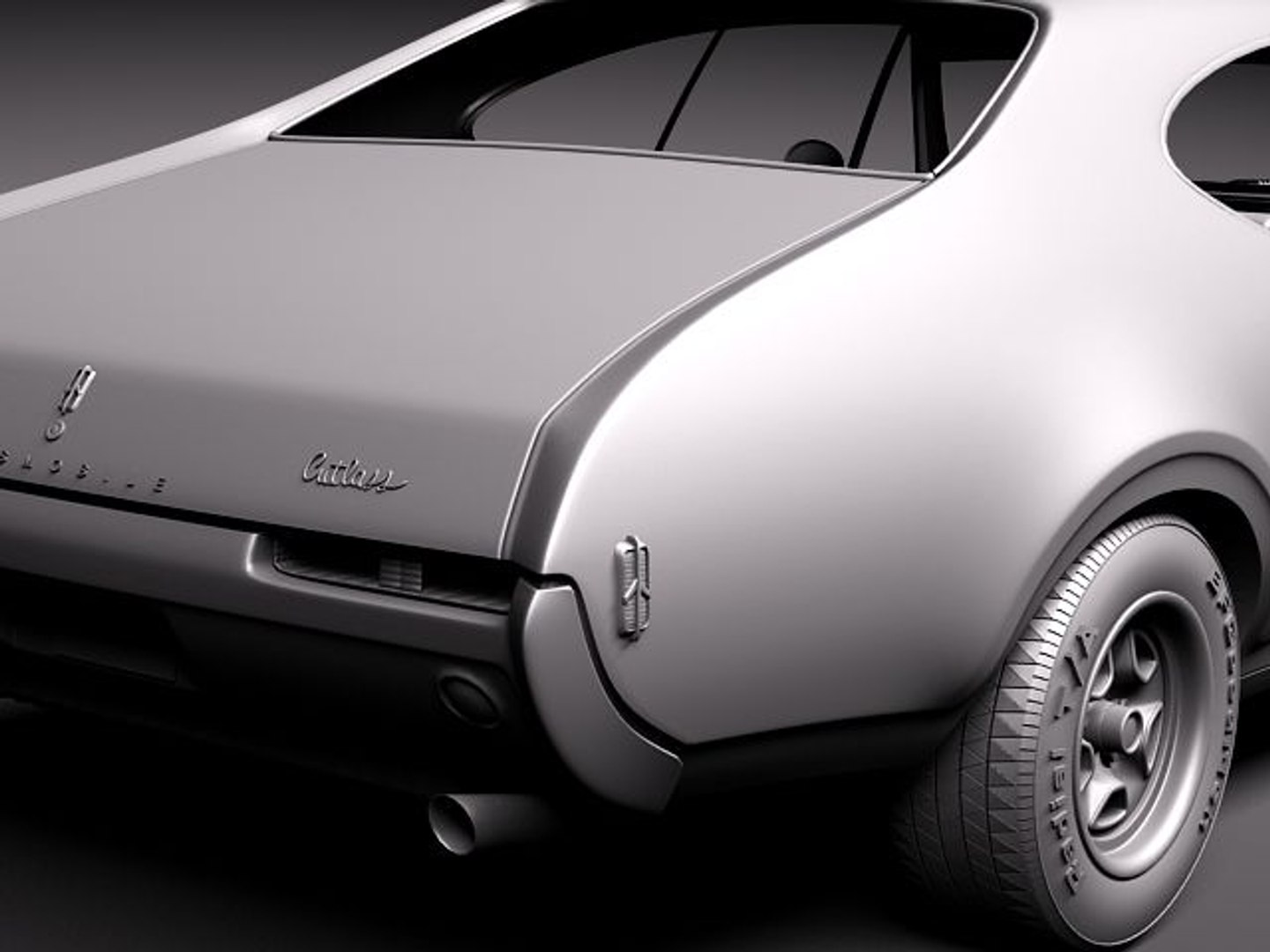 3d oldsmobile 442 cutlass 1968