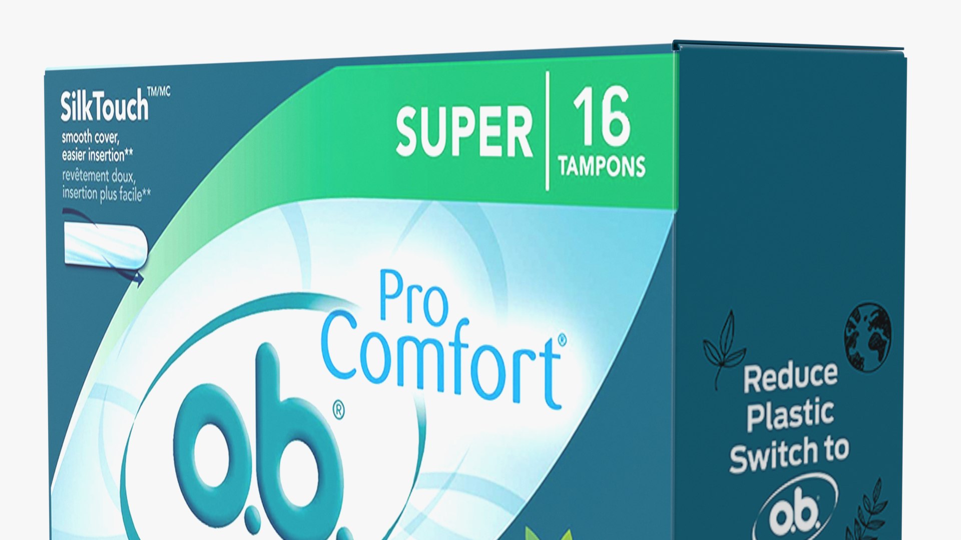 Package 16 Tampons OB Pro Comfort 3D model - TurboSquid 2164979