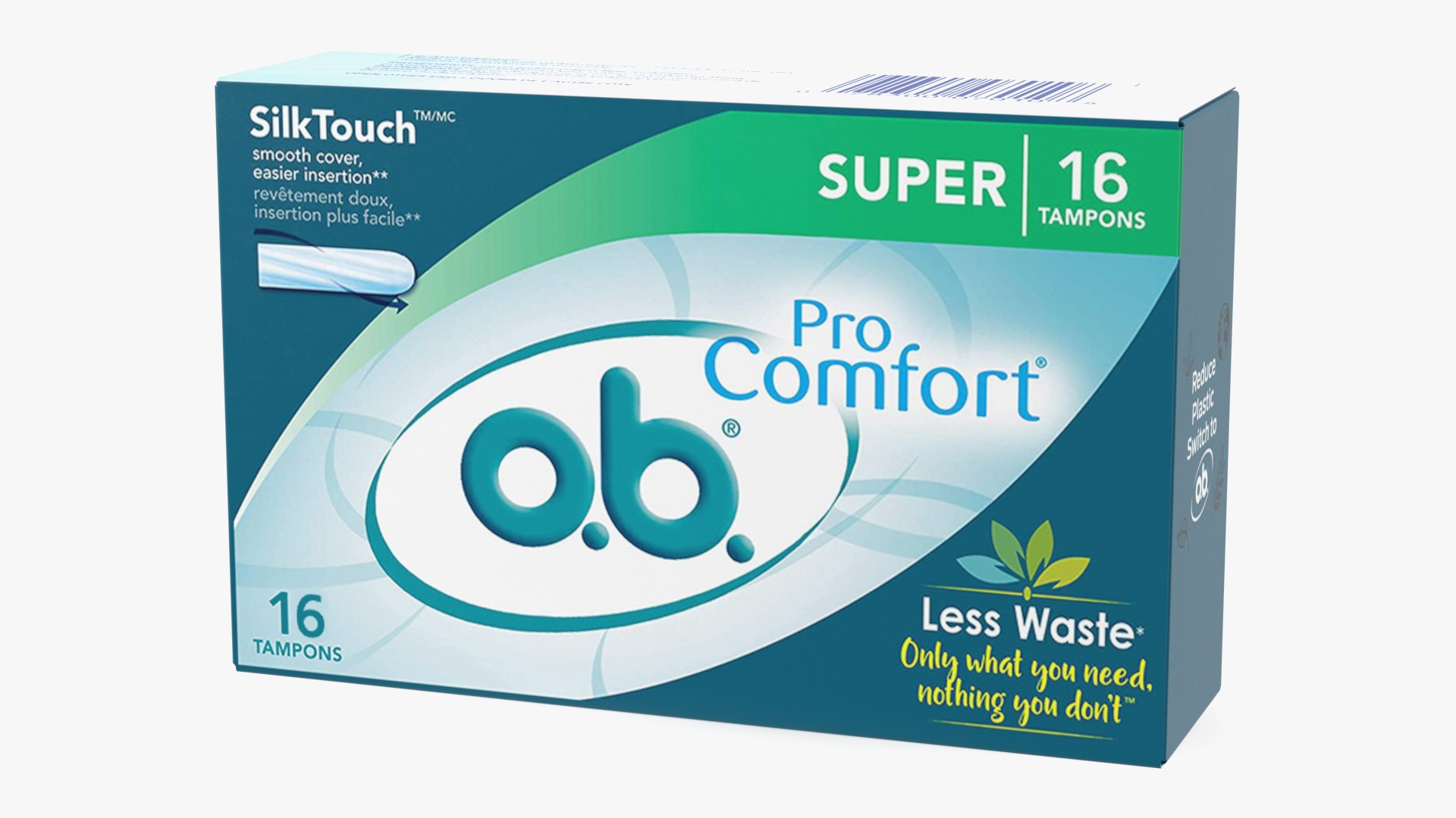 Package 16 Tampons OB Pro Comfort 3D model - TurboSquid 2164979