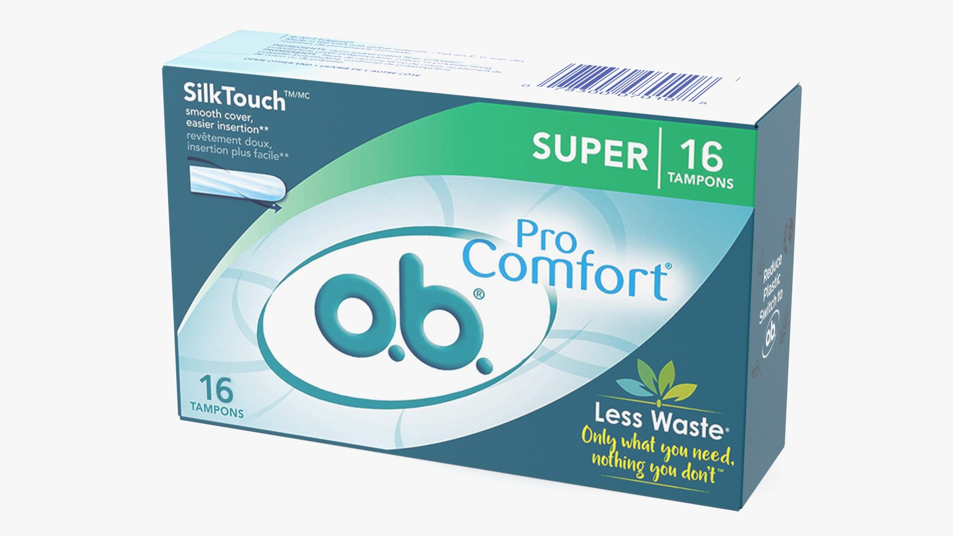 Package 16 Tampons OB Pro Comfort 3D model - TurboSquid 2164979