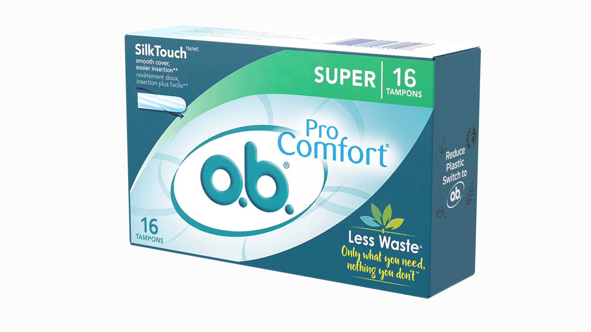 Package 16 Tampons OB Pro Comfort 3D model - TurboSquid 2164979