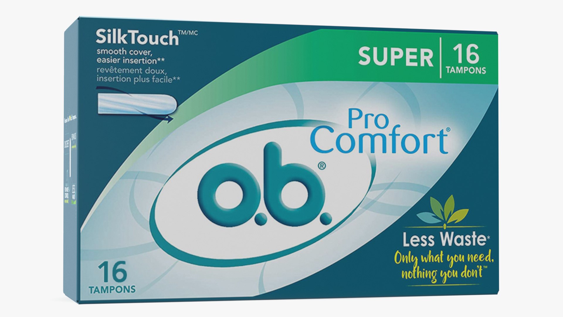 Package 16 Tampons OB Pro Comfort 3D model - TurboSquid 2164979