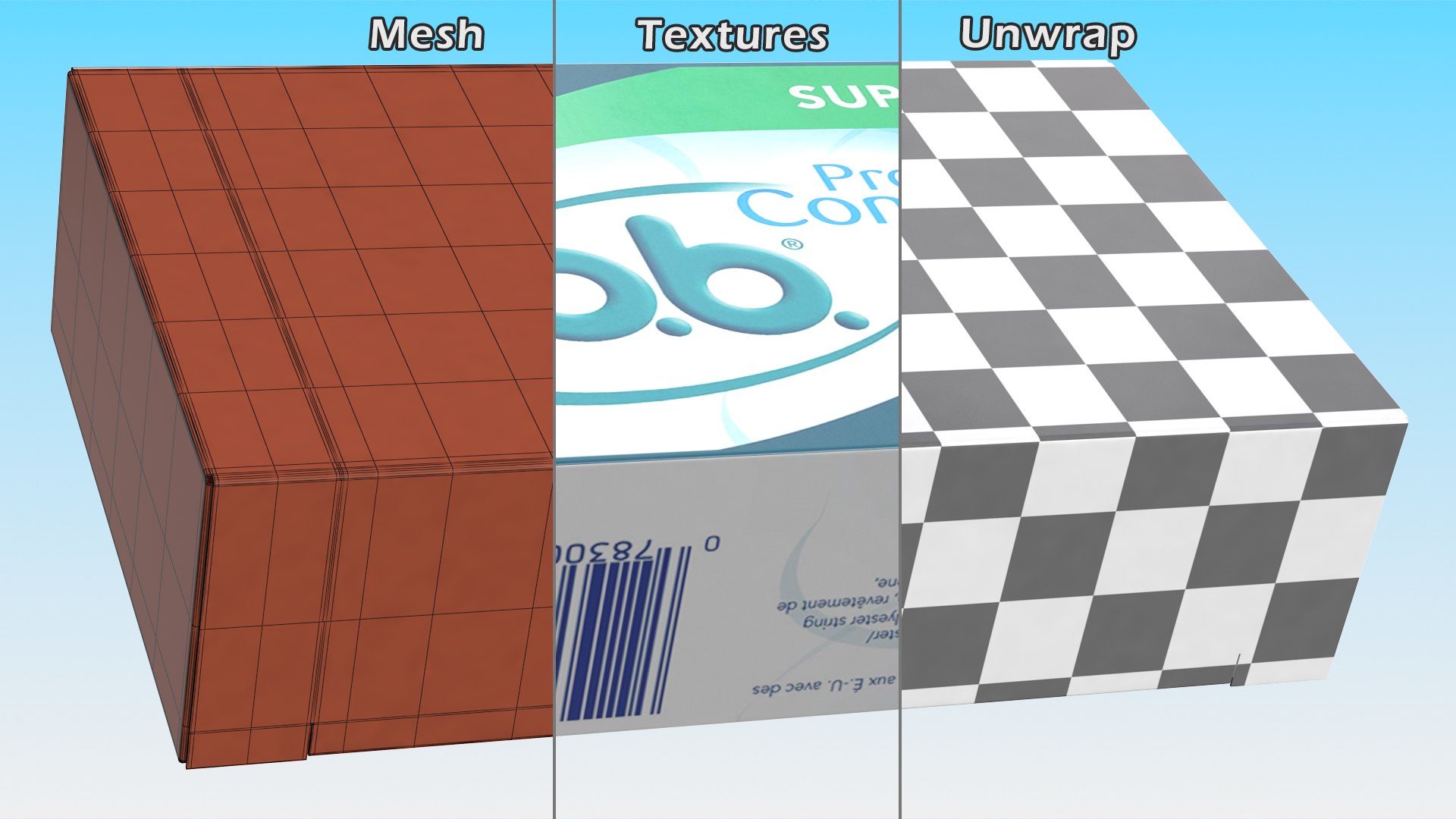 Package 16 Tampons OB Pro Comfort 3D model - TurboSquid 2164979