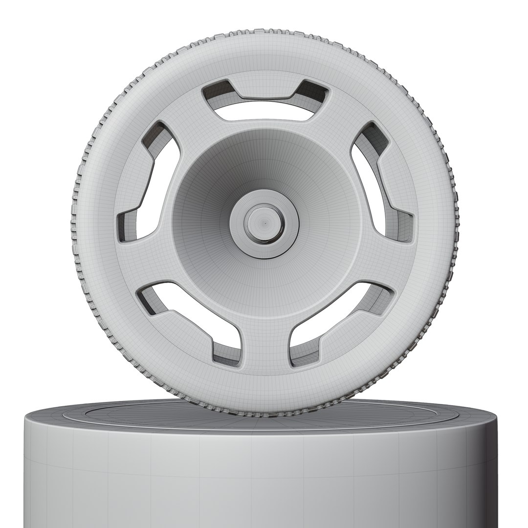 3D Realistic Car Wheel 3D Model - 4K Textures Realistic 3D Model Low ...
