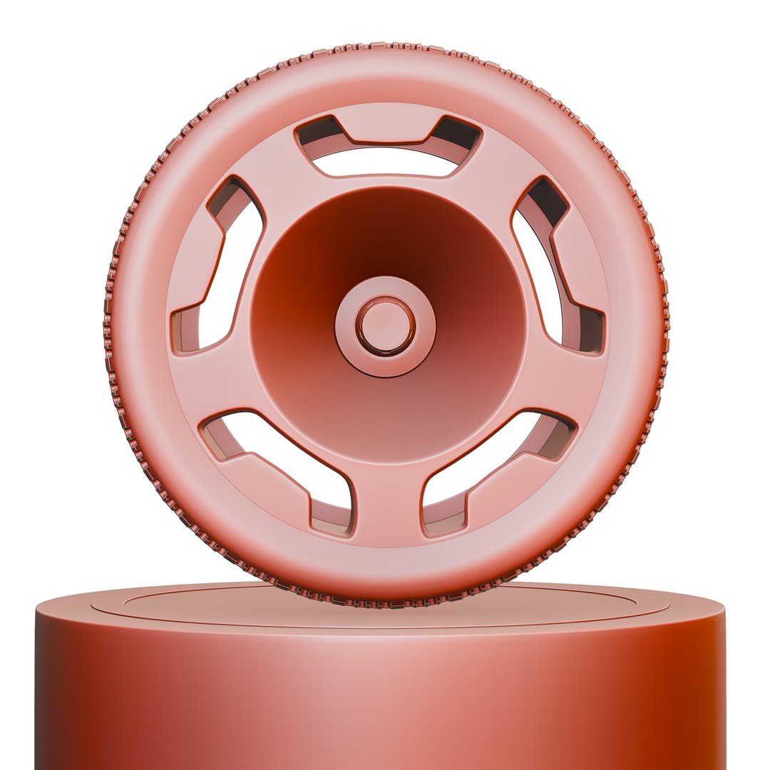 3D Realistic Car Wheel 3D Model - 4K Textures Realistic 3D Model Low ...