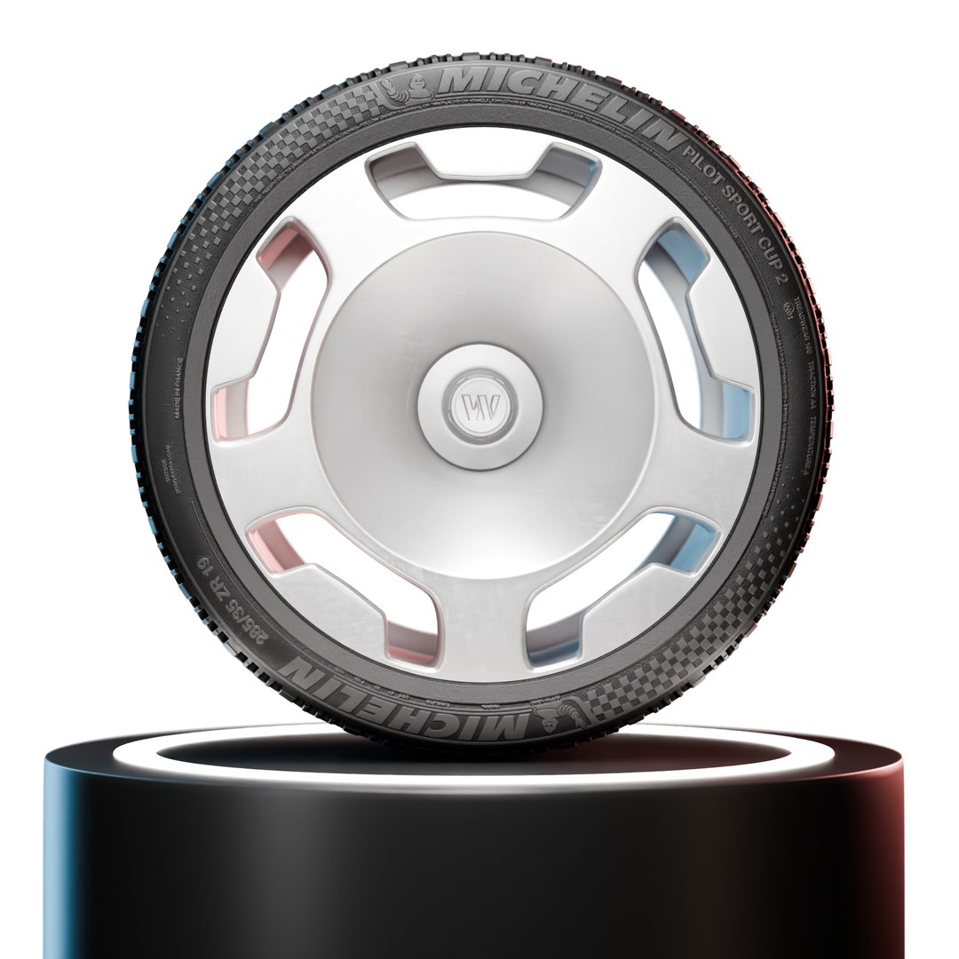 3D Realistic Car Wheel 3D Model - 4K Textures Realistic 3D Model Low ...