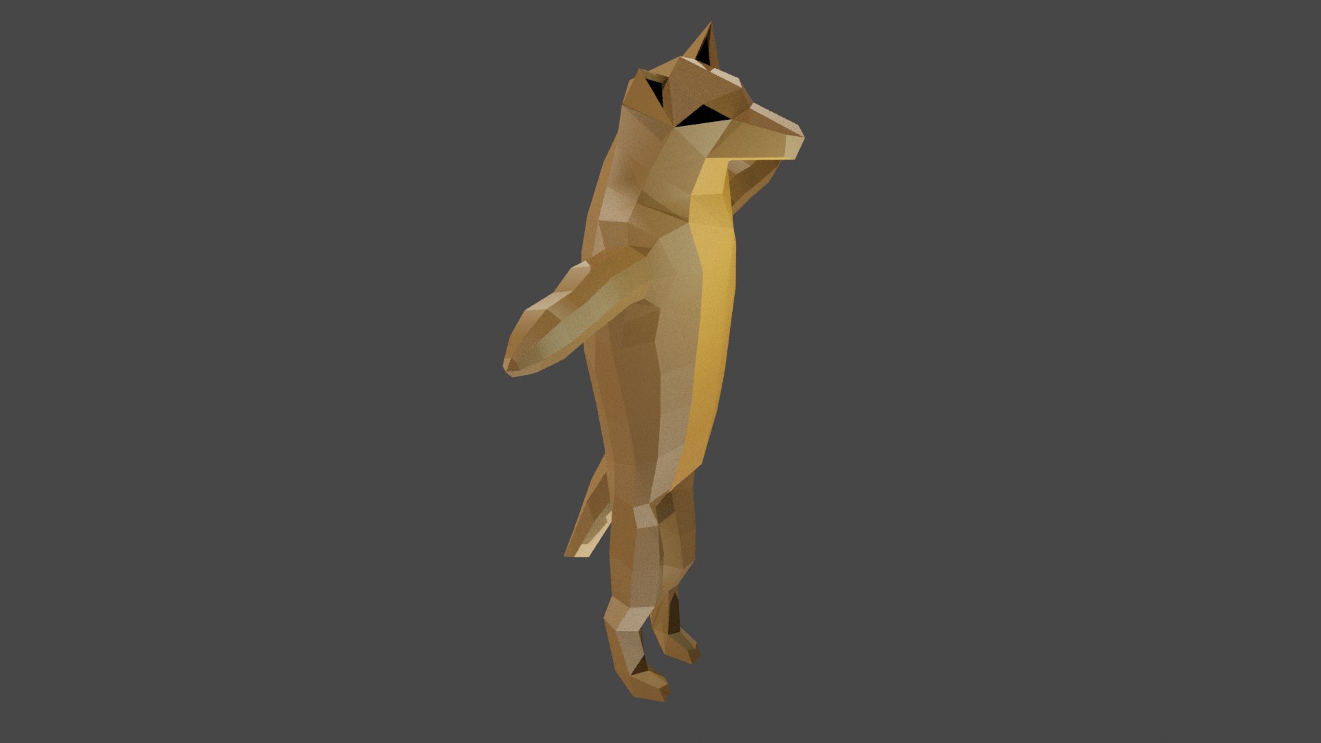 Low Poly Humanoid Wolf 3D Model - TurboSquid 1984786