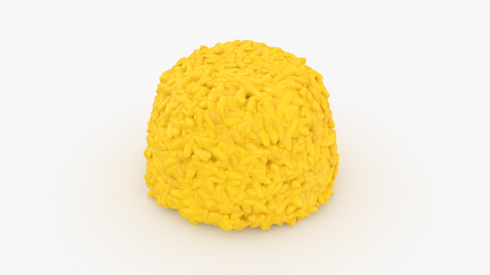 Pile Cooked Yellow Rice 2 3D Model - TurboSquid 2306706