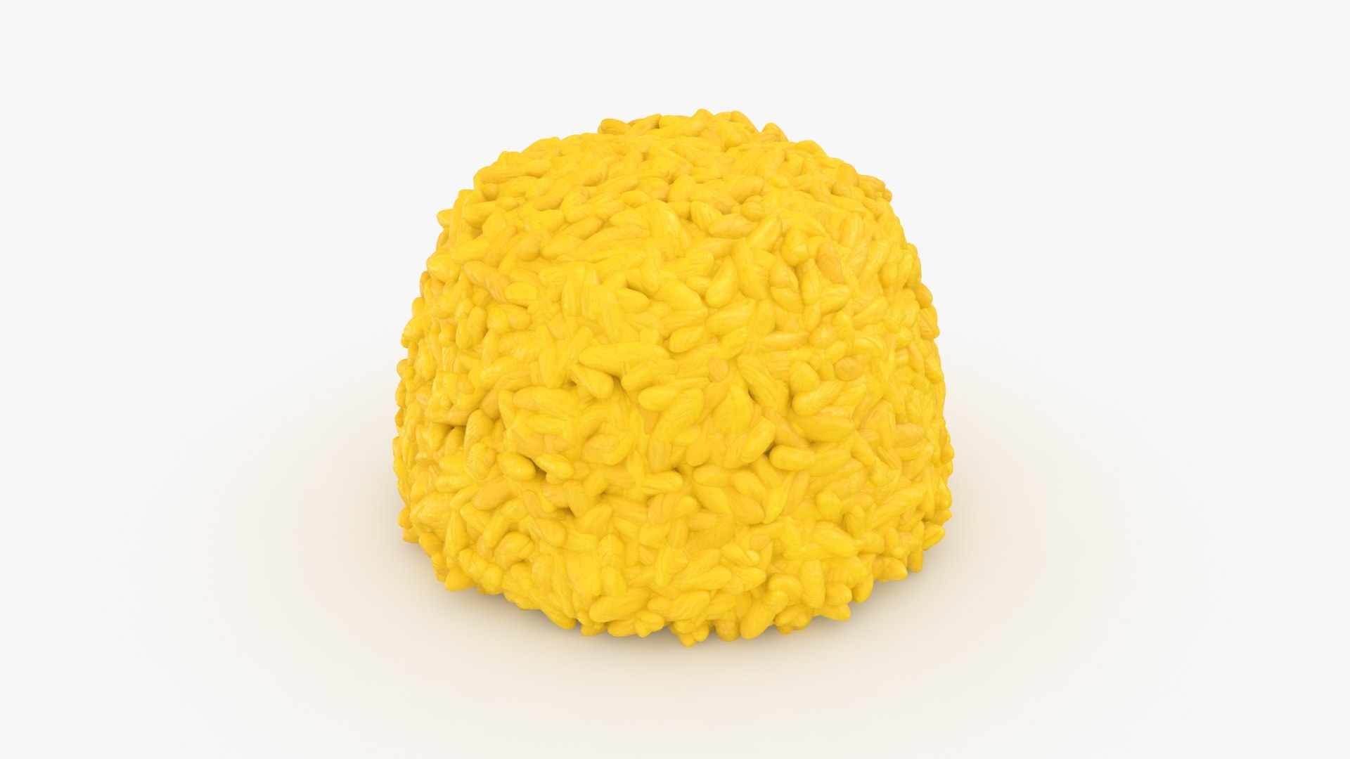 Pile Cooked Yellow Rice 2 3D Model - TurboSquid 2306706