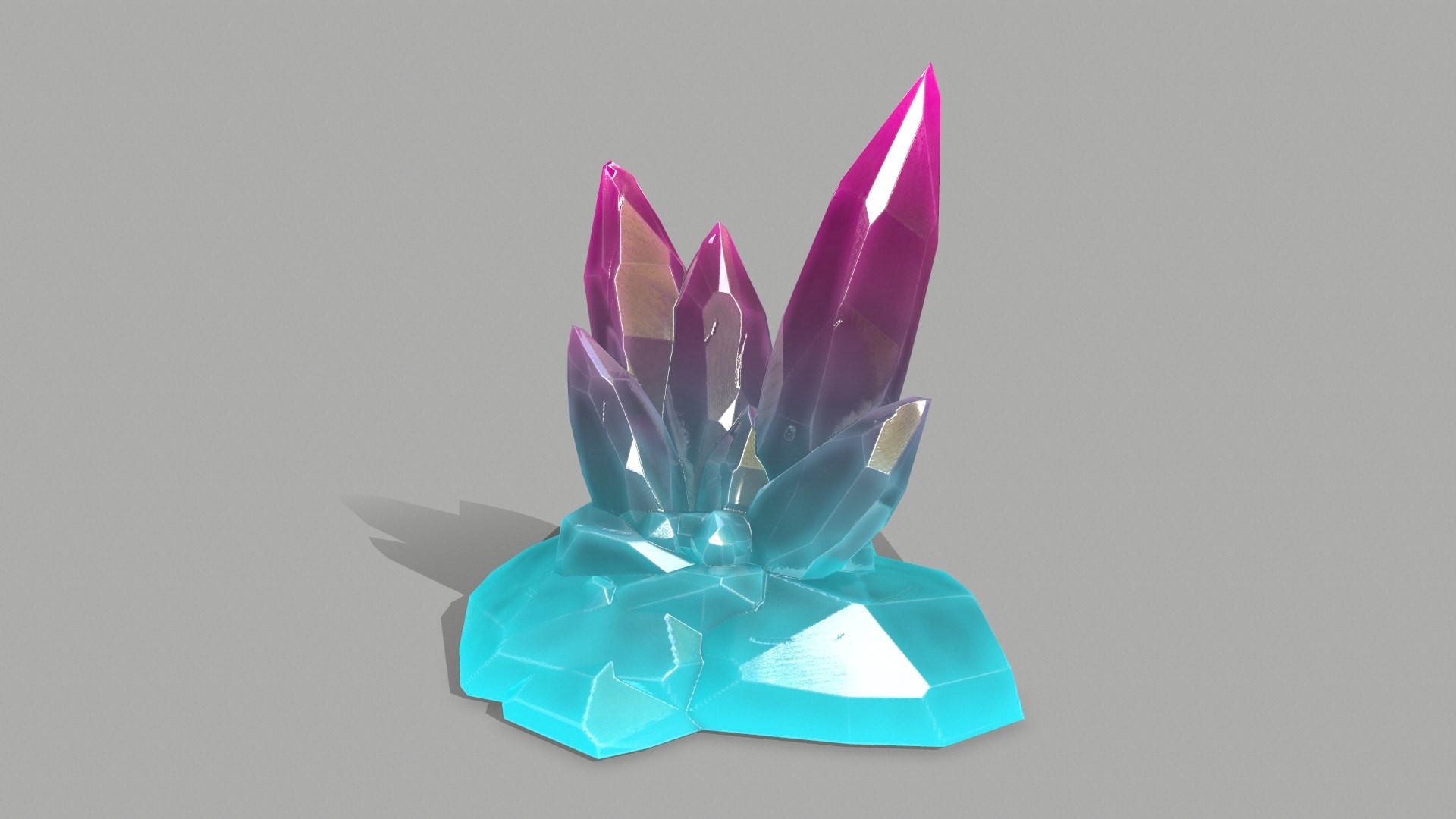 3D Crystal Rock - TurboSquid 1512115
