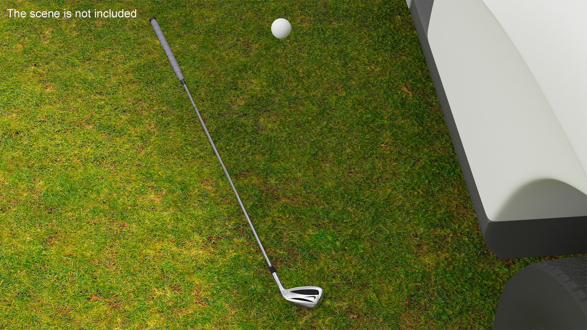 Golf Club 2 Iron 3D model - TurboSquid 2151709