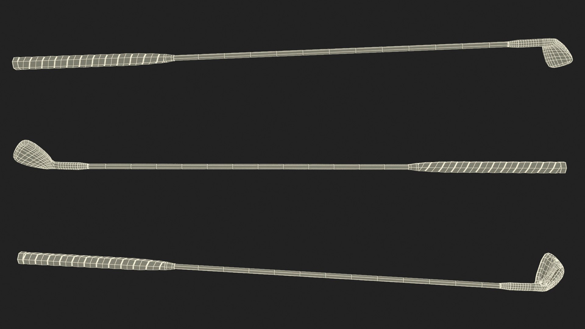 Golf Club 2 Iron 3D Model - TurboSquid 2151709