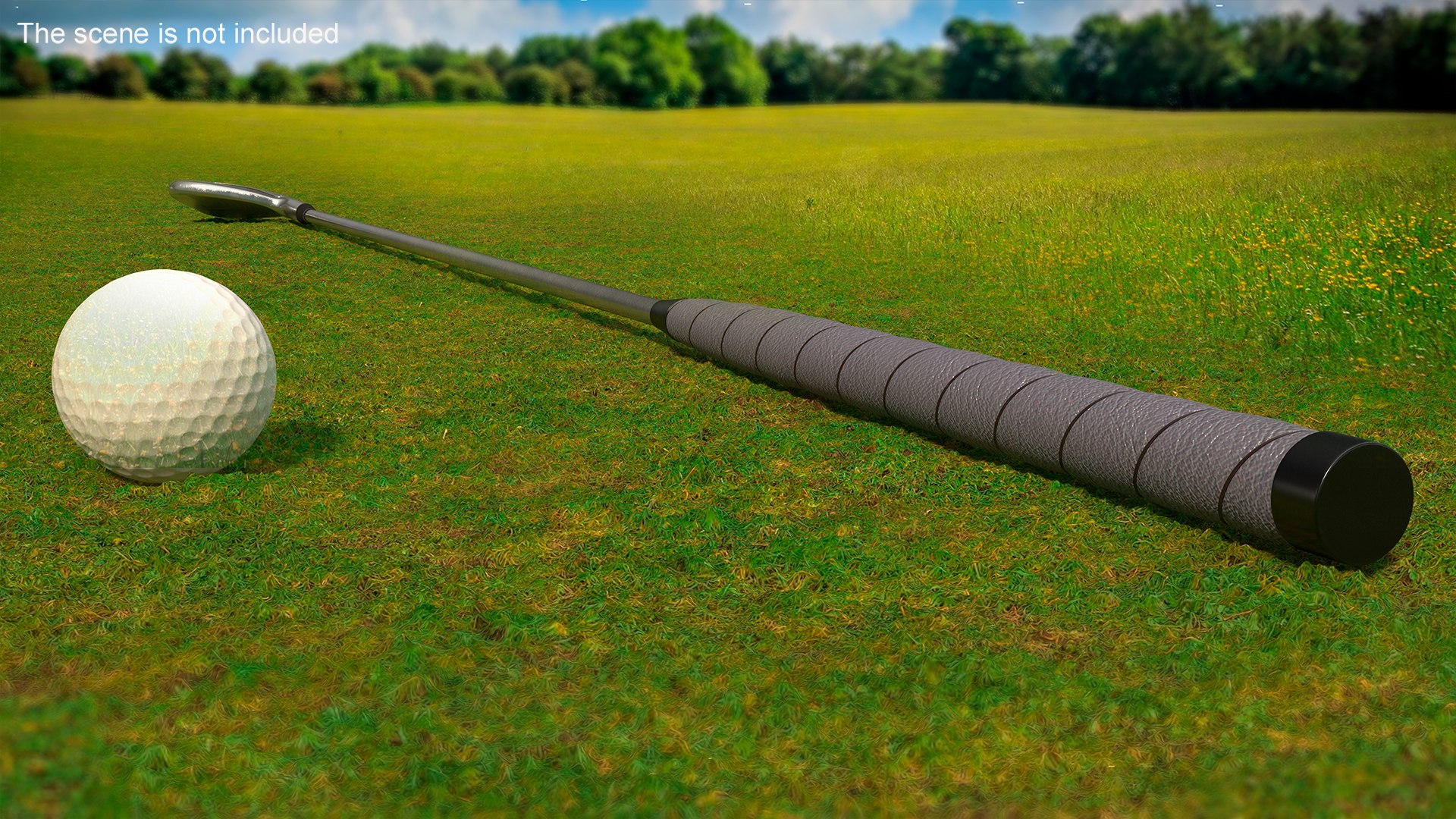 Golf Club 2 Iron 3D model - TurboSquid 2151709