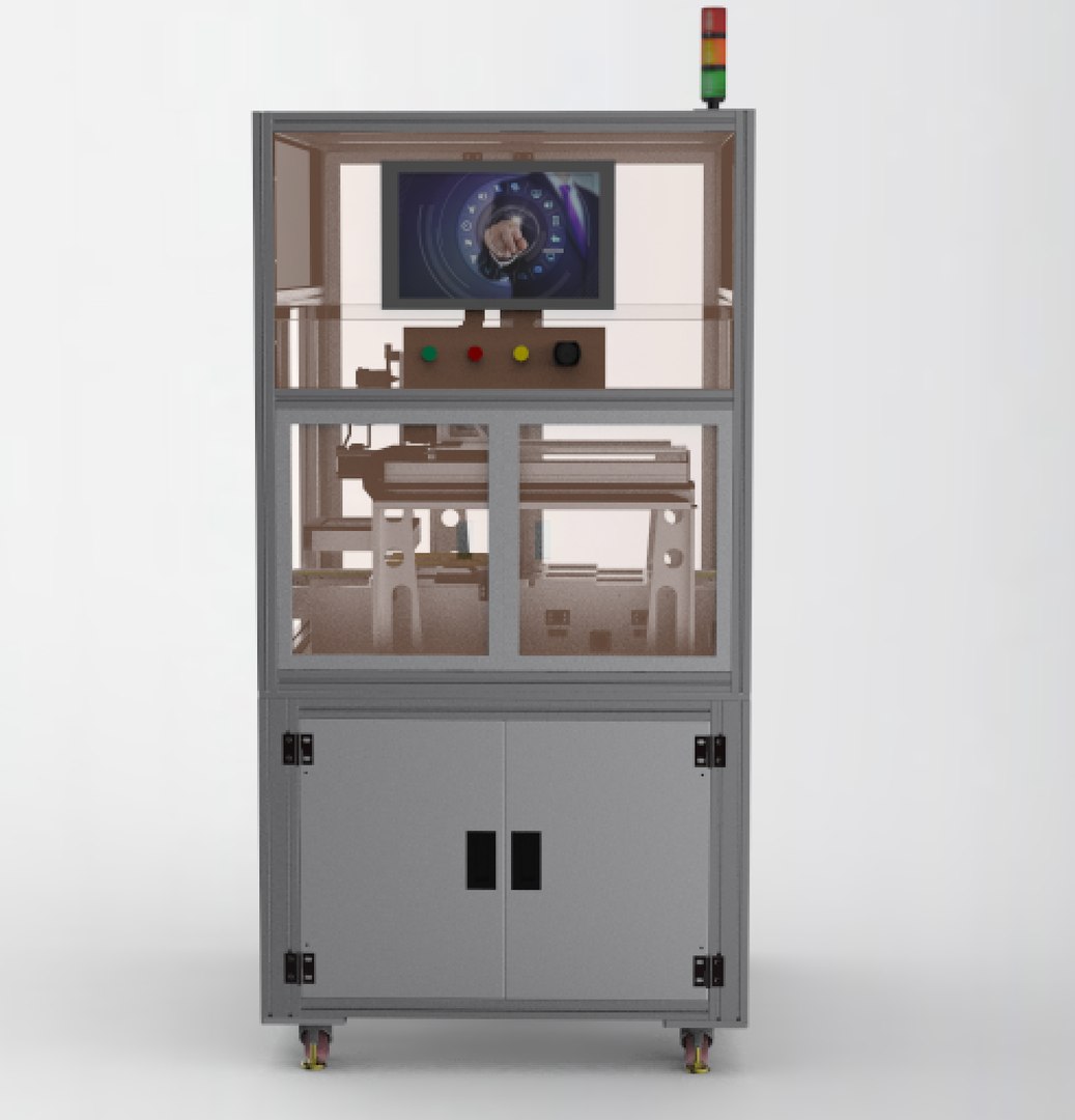 3D Double station CCD detection machine - TurboSquid 1768422