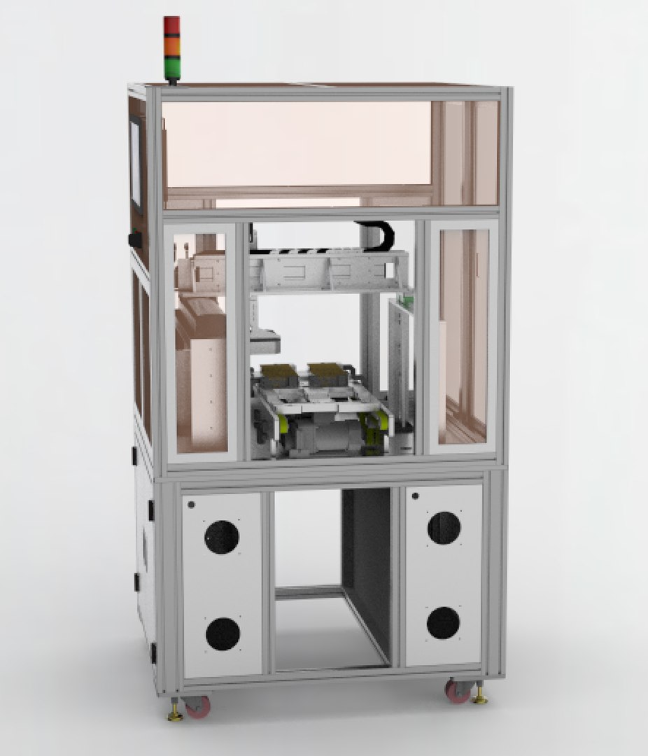 3D Double station CCD detection machine - TurboSquid 1768422