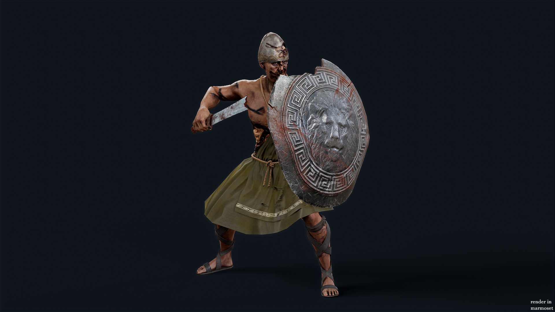 UNDEAD SPARTAN ILOTE PACK 3D Model - TurboSquid 2344074
