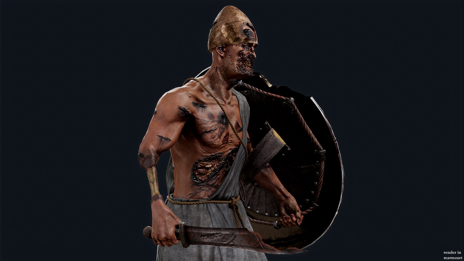 UNDEAD SPARTAN ILOTE PACK 3D Model - TurboSquid 2344074