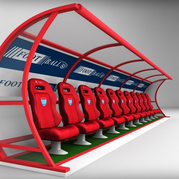 stadium seating tribune 3d model