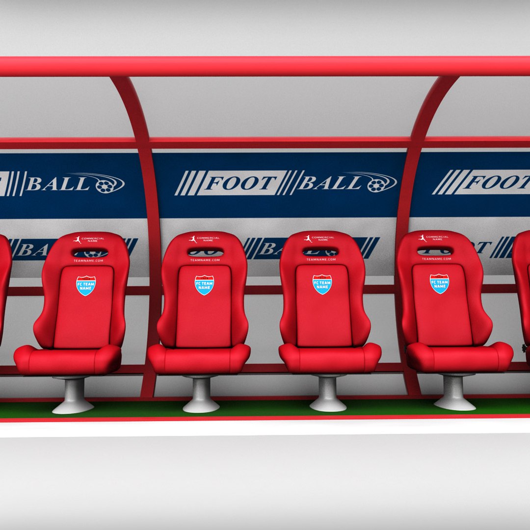 Stadium Seating Reserve Bench 3d 3ds