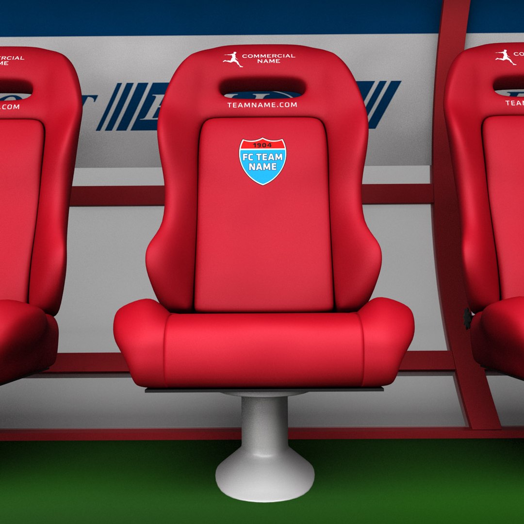Stadium Seating Reserve Bench 3d 3ds