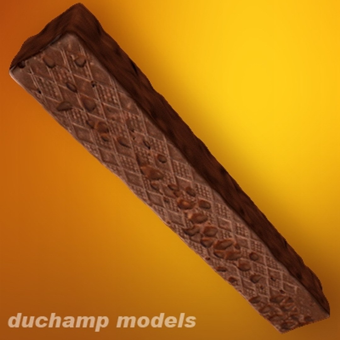 Chocolate Bar 3d Model