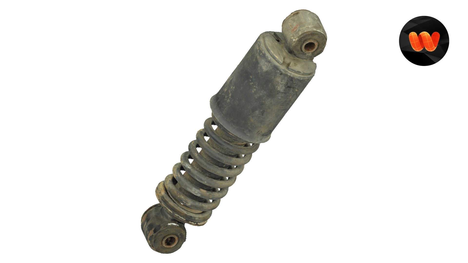 3D Old Shock Absorber Raw Scanned - TurboSquid 1784962
