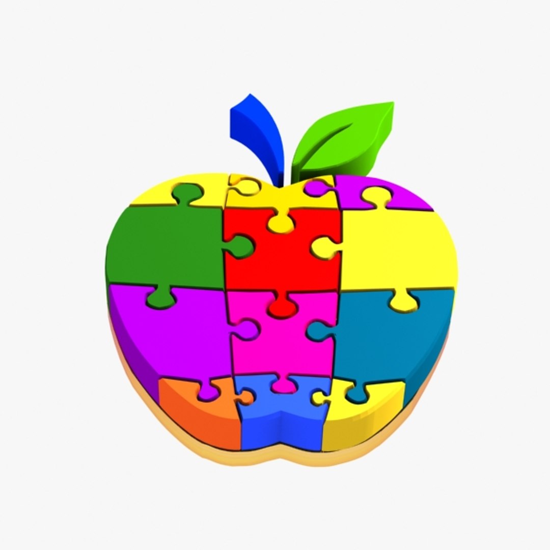 3d Apple Puzzle