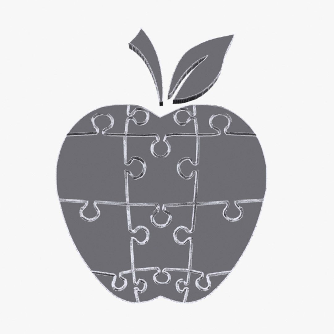 3d Apple Puzzle