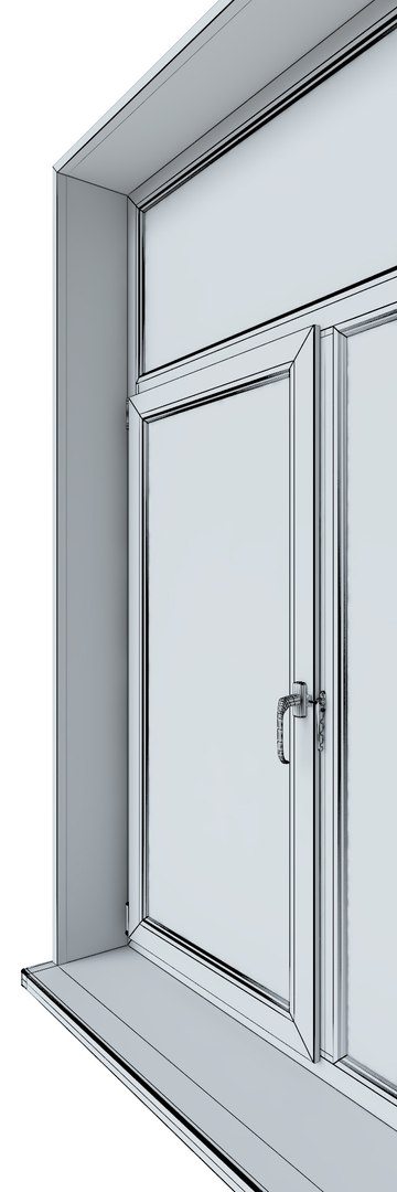 Plastic Windows 3d Model