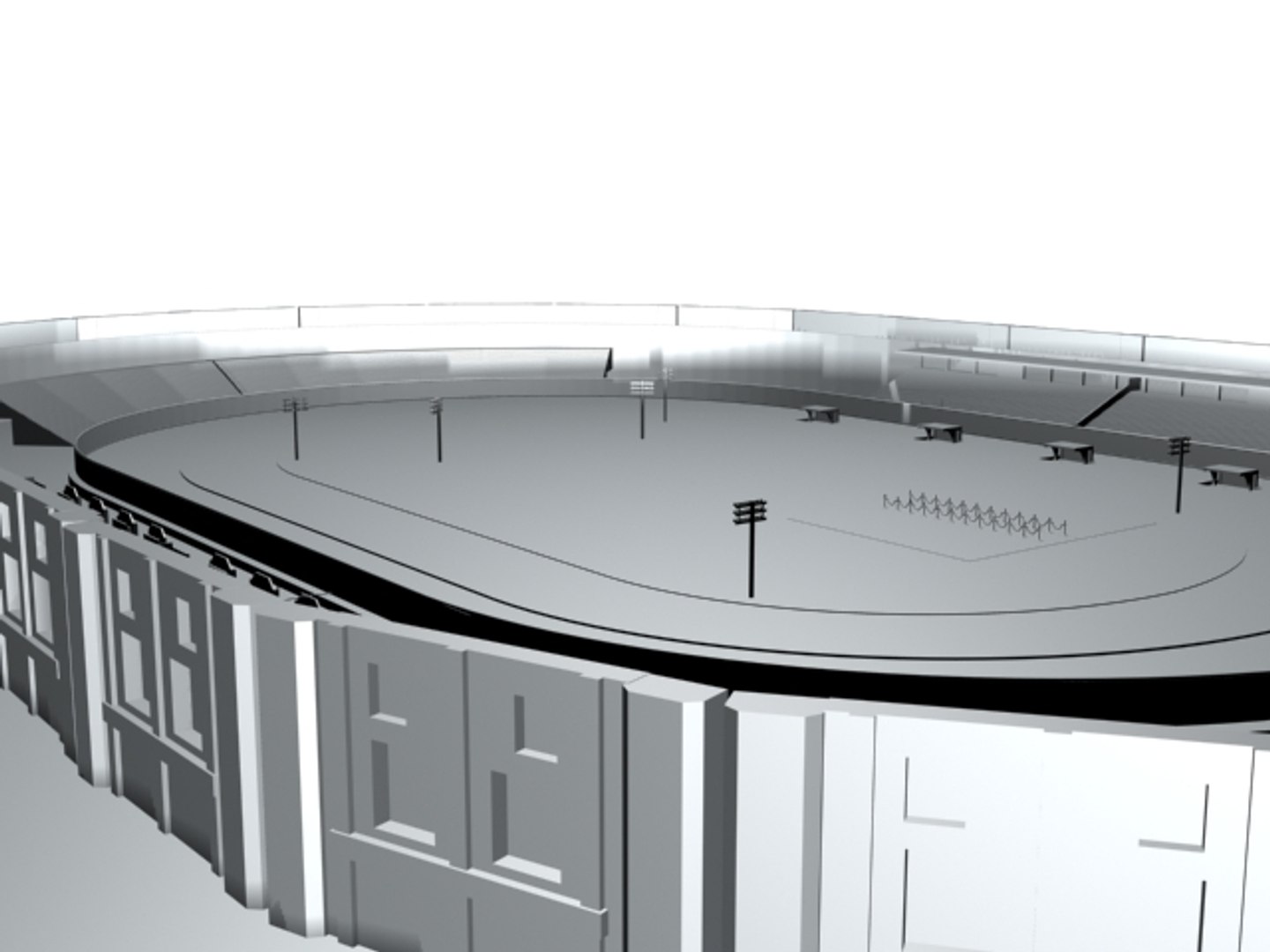 Stage Concert Scene 3d Model