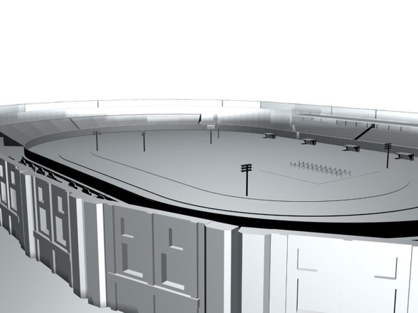 stage concert scene 3d model