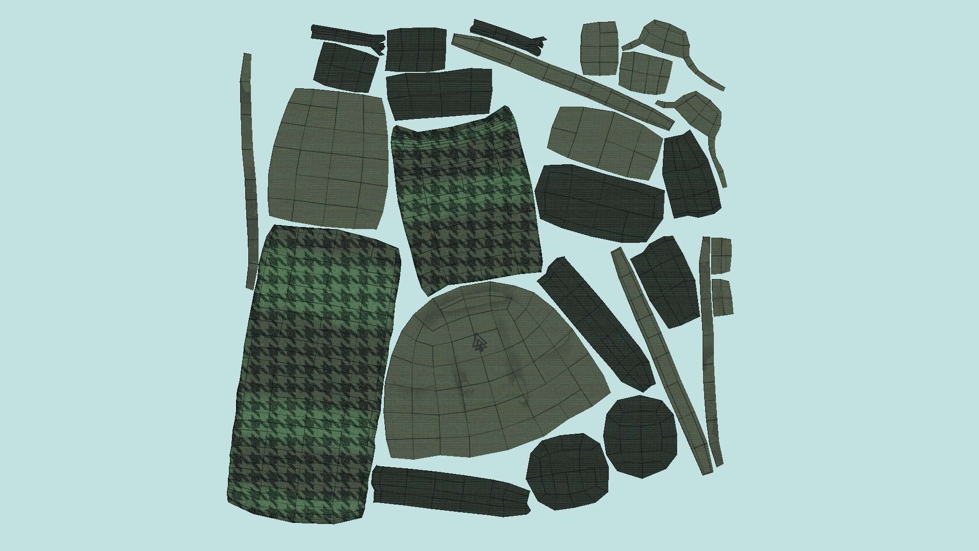 Green Tree Backpack - Character Fashion Design 3D model - TurboSquid ...