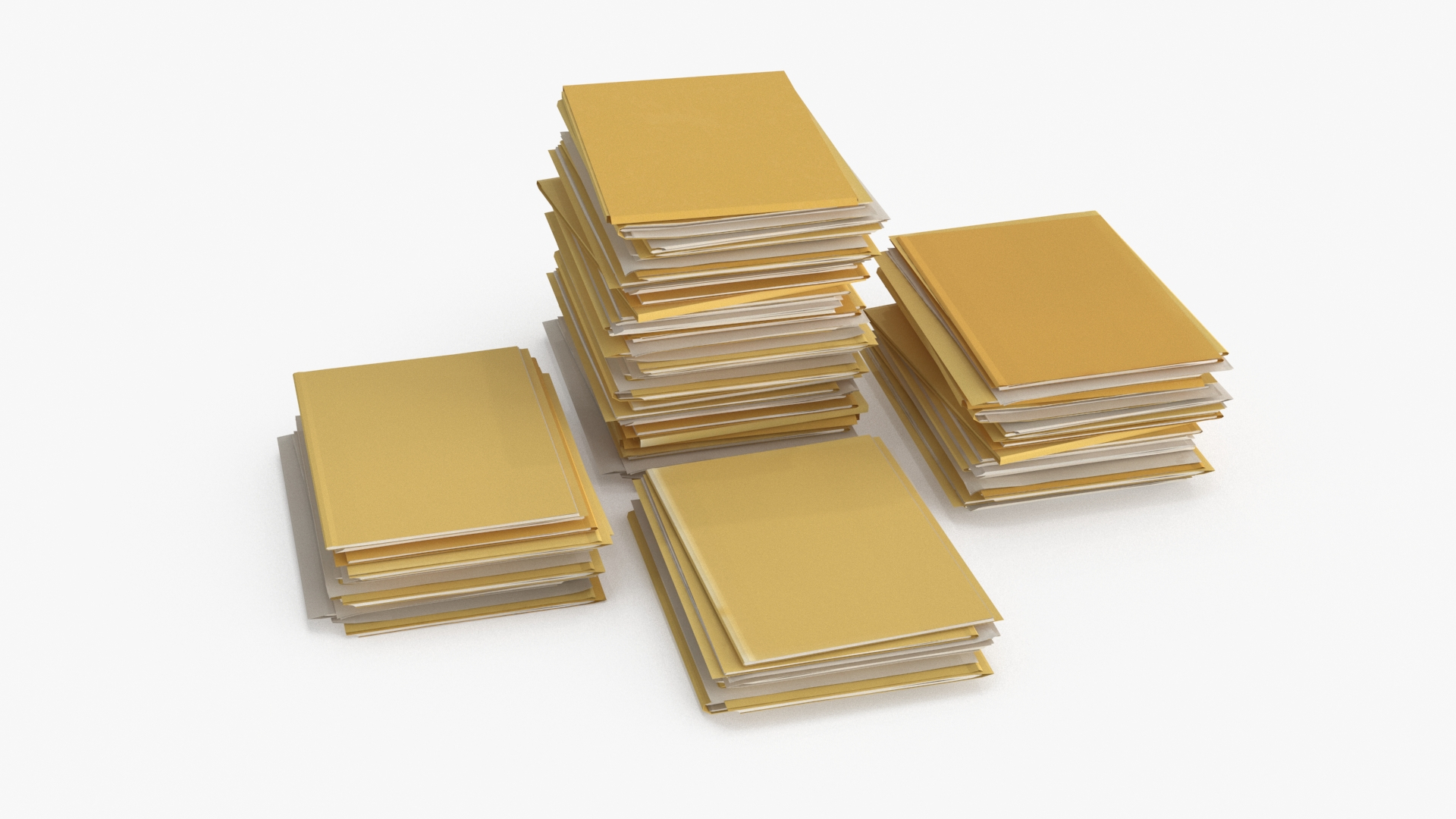 3D Pile Of Paper Files Archive Stack V2 - TurboSquid 1893807