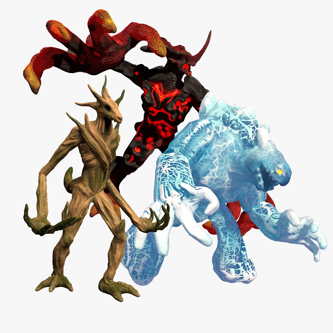 Monster Elemental 3D - TurboSquid 1887540