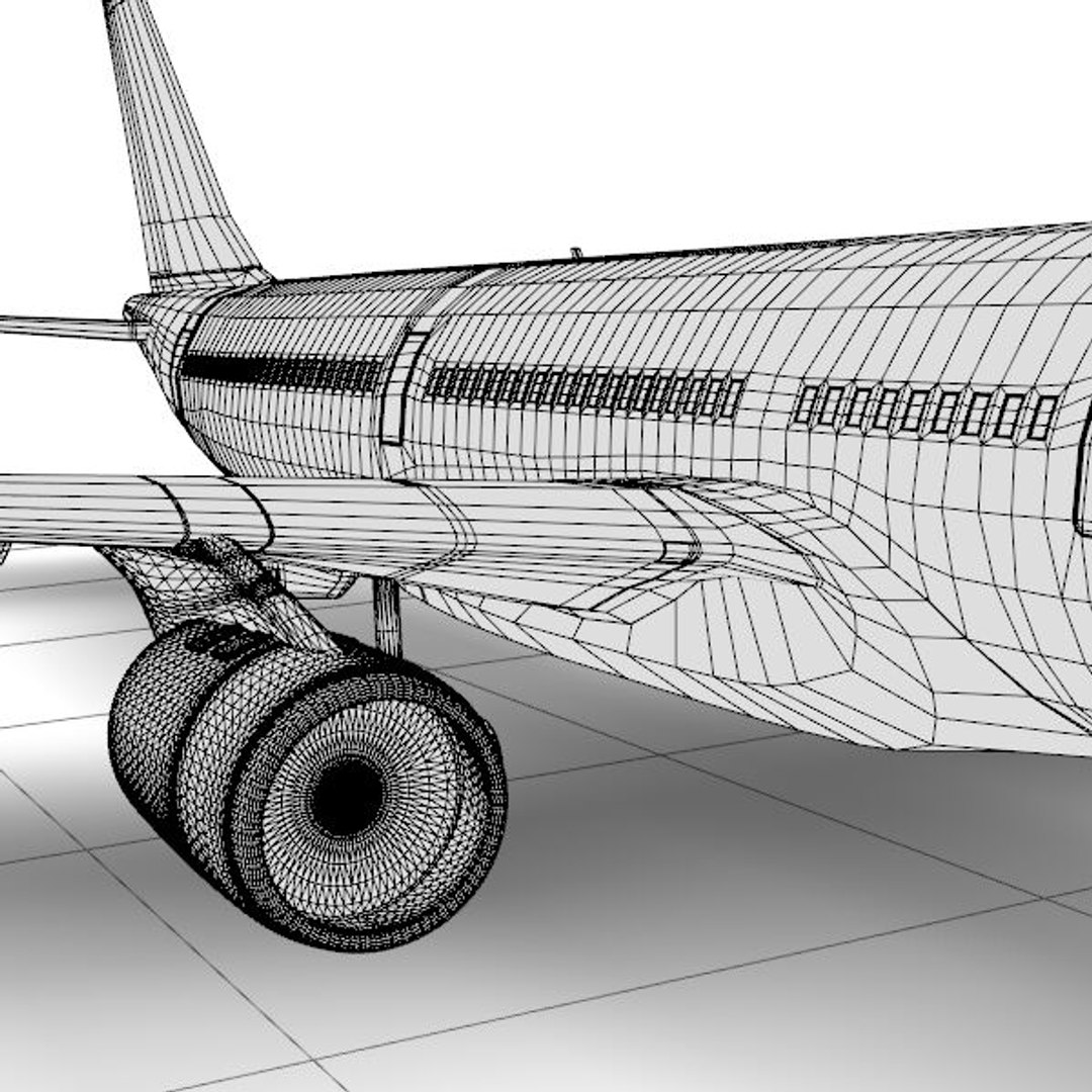 3d Max Airbus Airliner Aircraft
