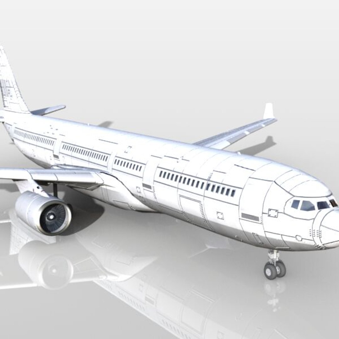 3d Max Airbus Airliner Aircraft