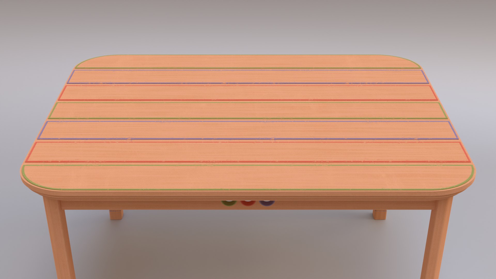 Chair And Table For Kids 3D Model - TurboSquid 1902872