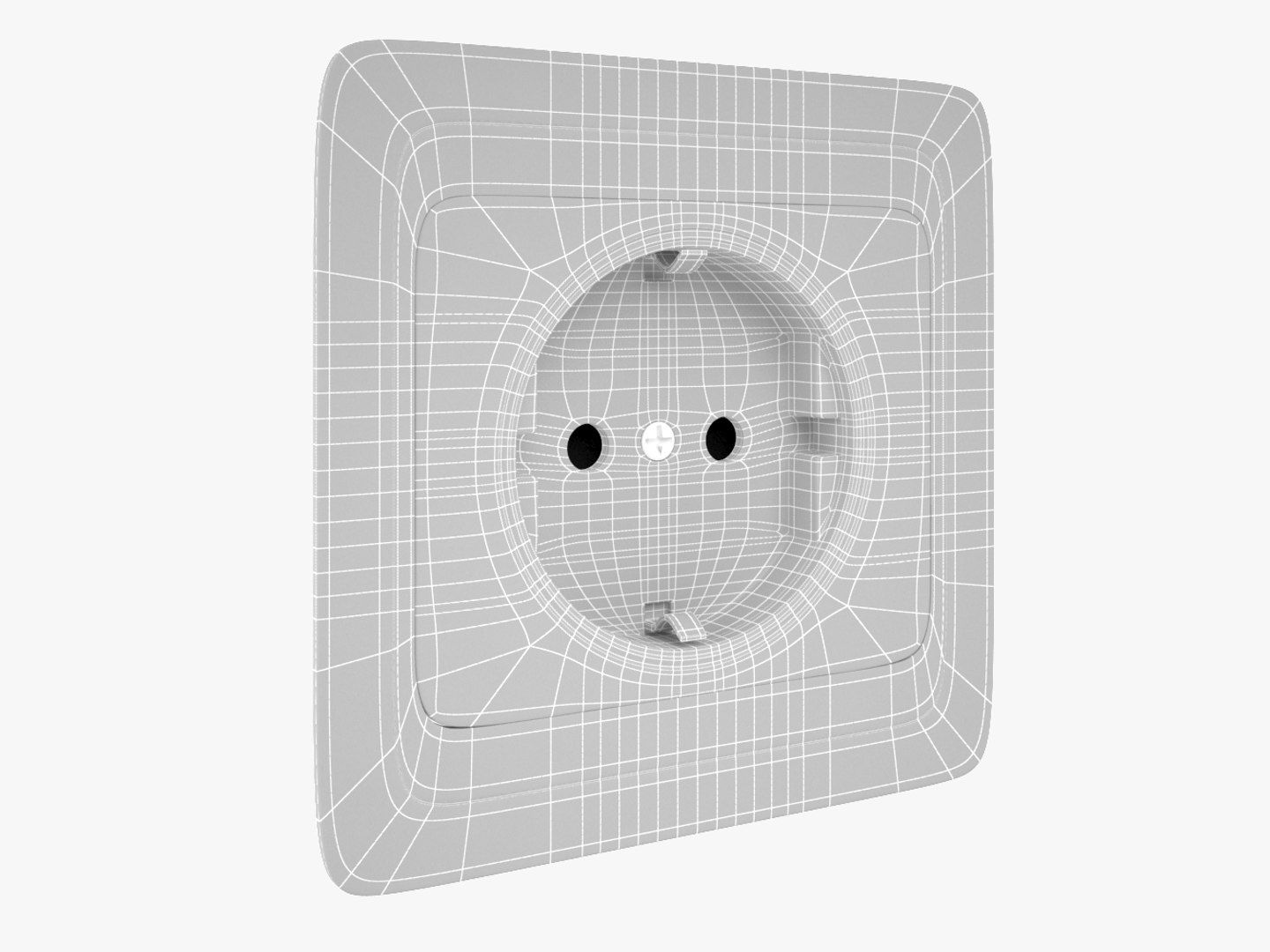 Power Socket 3D Model - TurboSquid 1387514