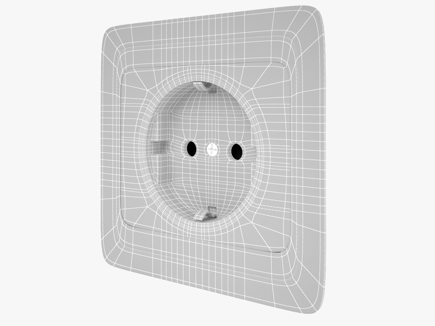 Power Socket 3D Model - TurboSquid 1387514