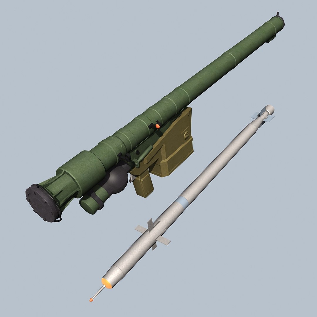 Sa-18 Missile Launcher 3d Model