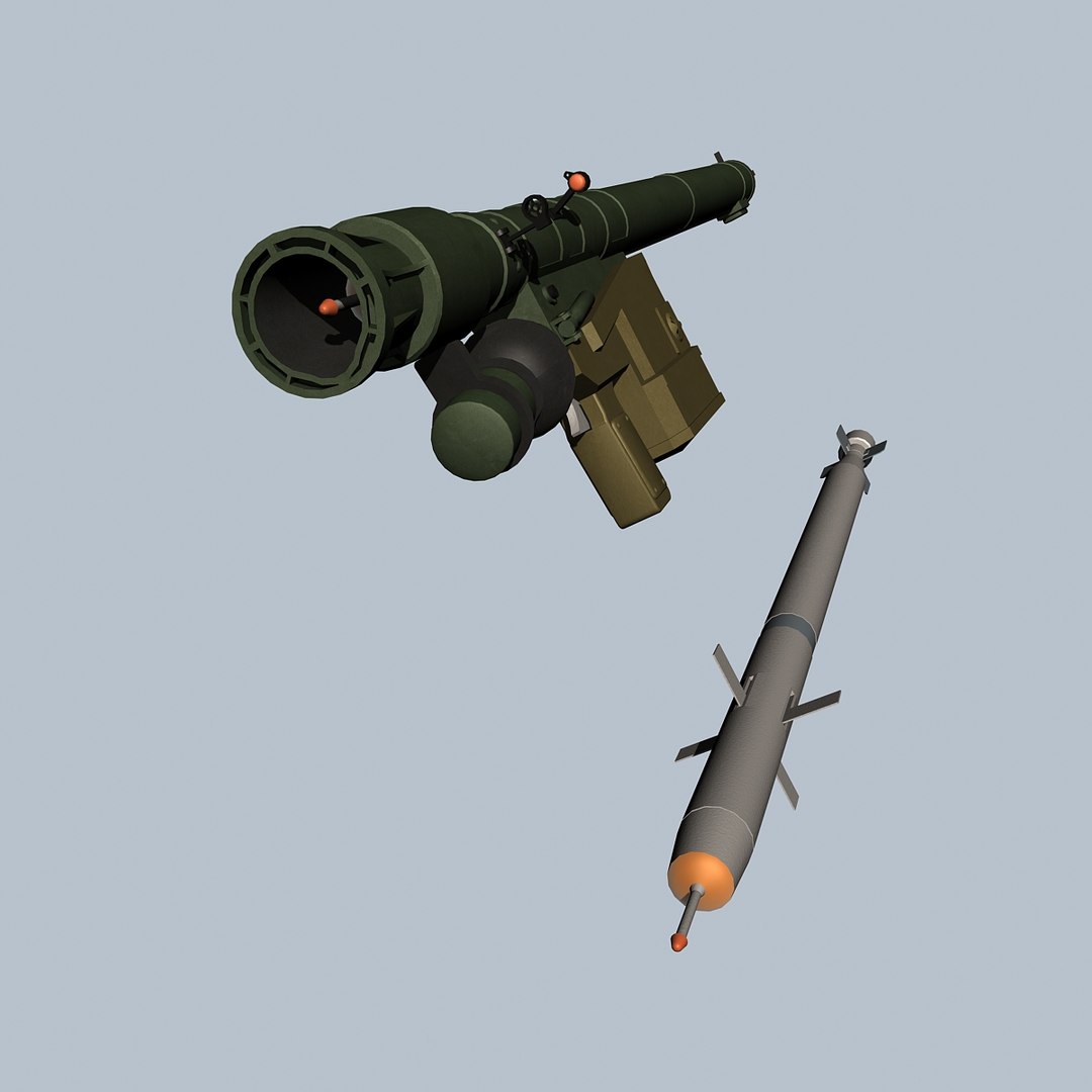 Sa-18 Missile Launcher 3d Model