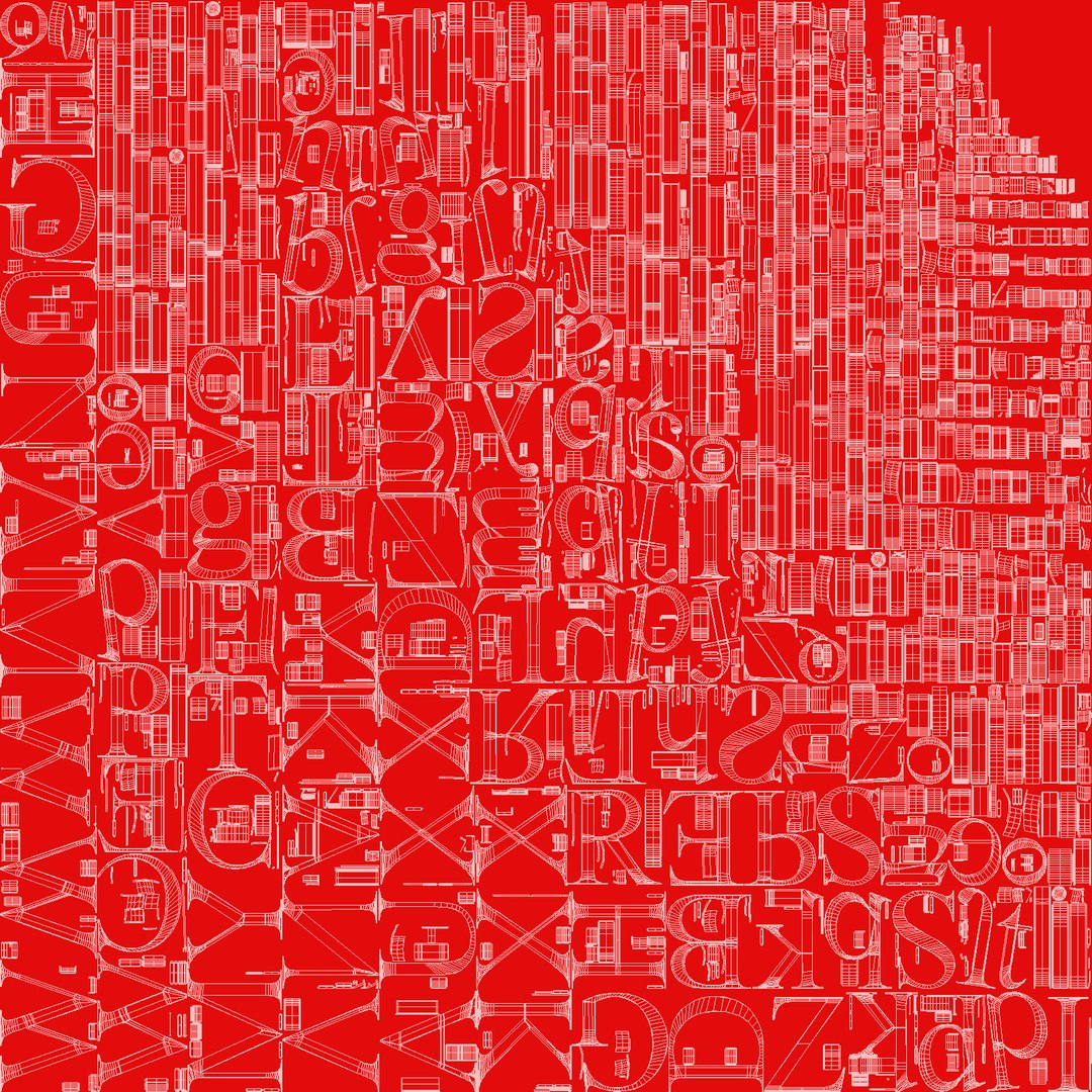 new roman letters 3d max