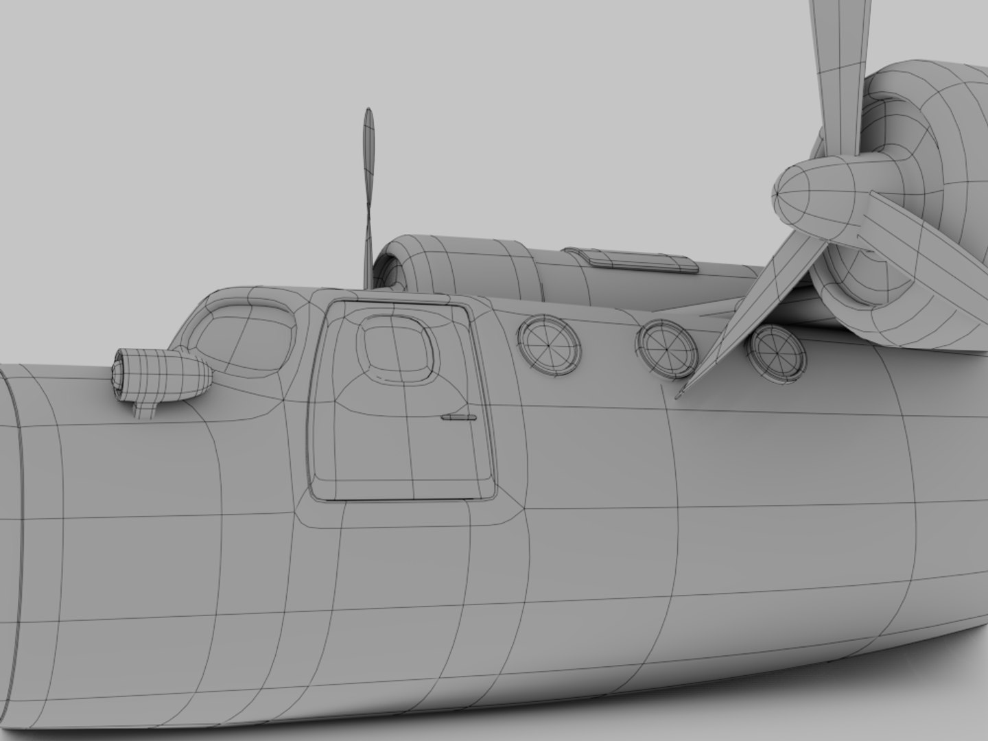 3D Water Plane Cartoon - TurboSquid 1589210