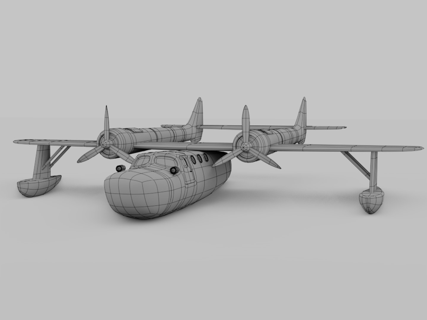 3D Water Plane Cartoon - TurboSquid 1589210