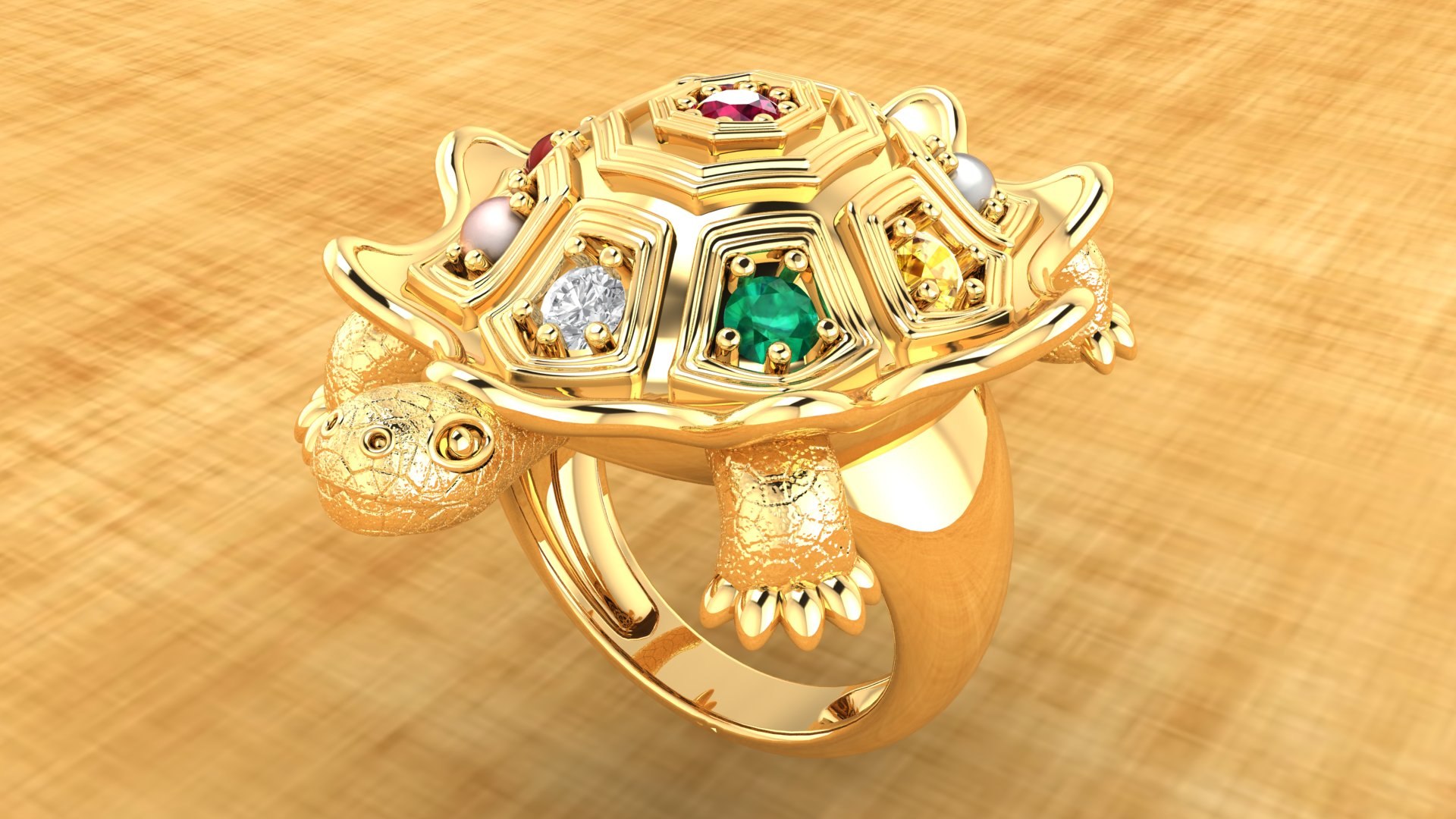 TORTOISE RING 3D - TurboSquid 1892589