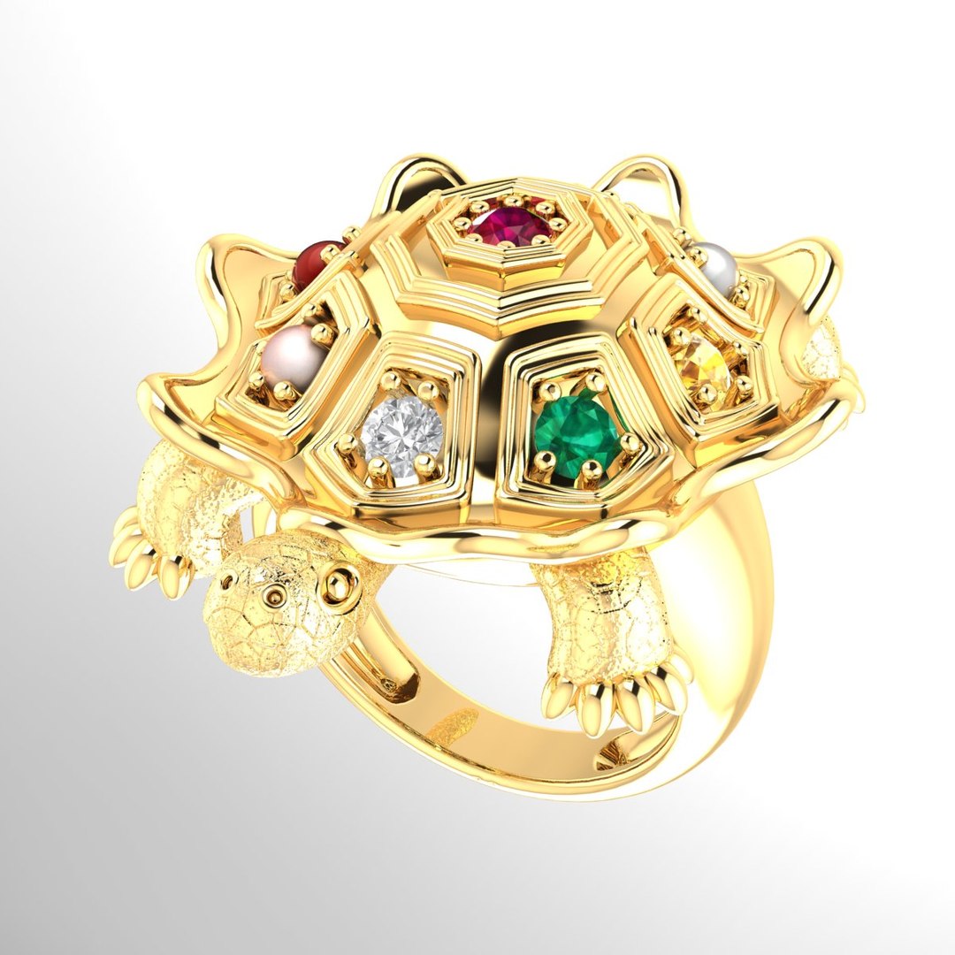TORTOISE RING 3D - TurboSquid 1892589