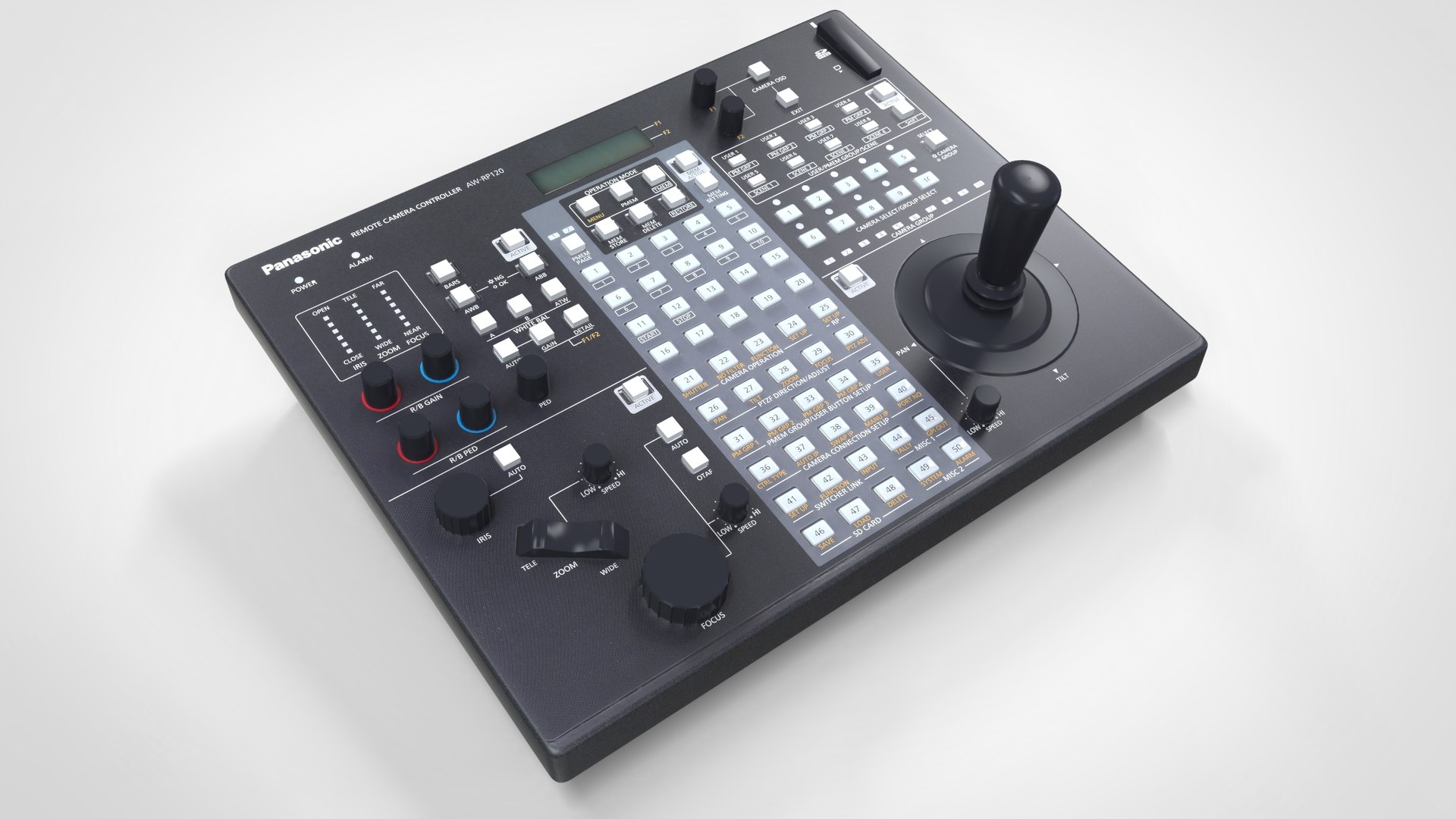 Panasonic Aw Rp120 Remote 3D Model - TurboSquid 1270270