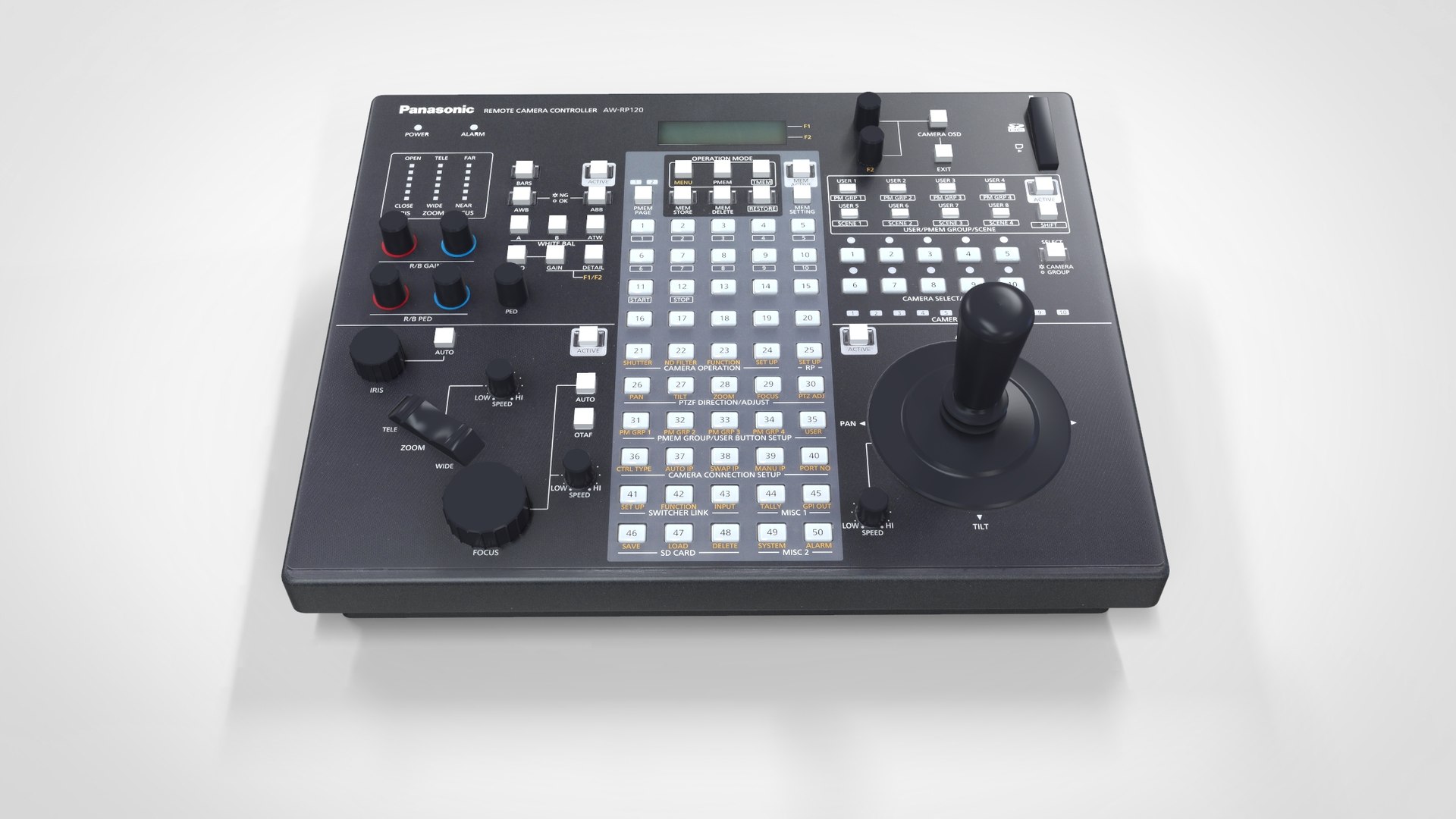 Panasonic Aw Rp120 Remote 3D Model - TurboSquid 1270270