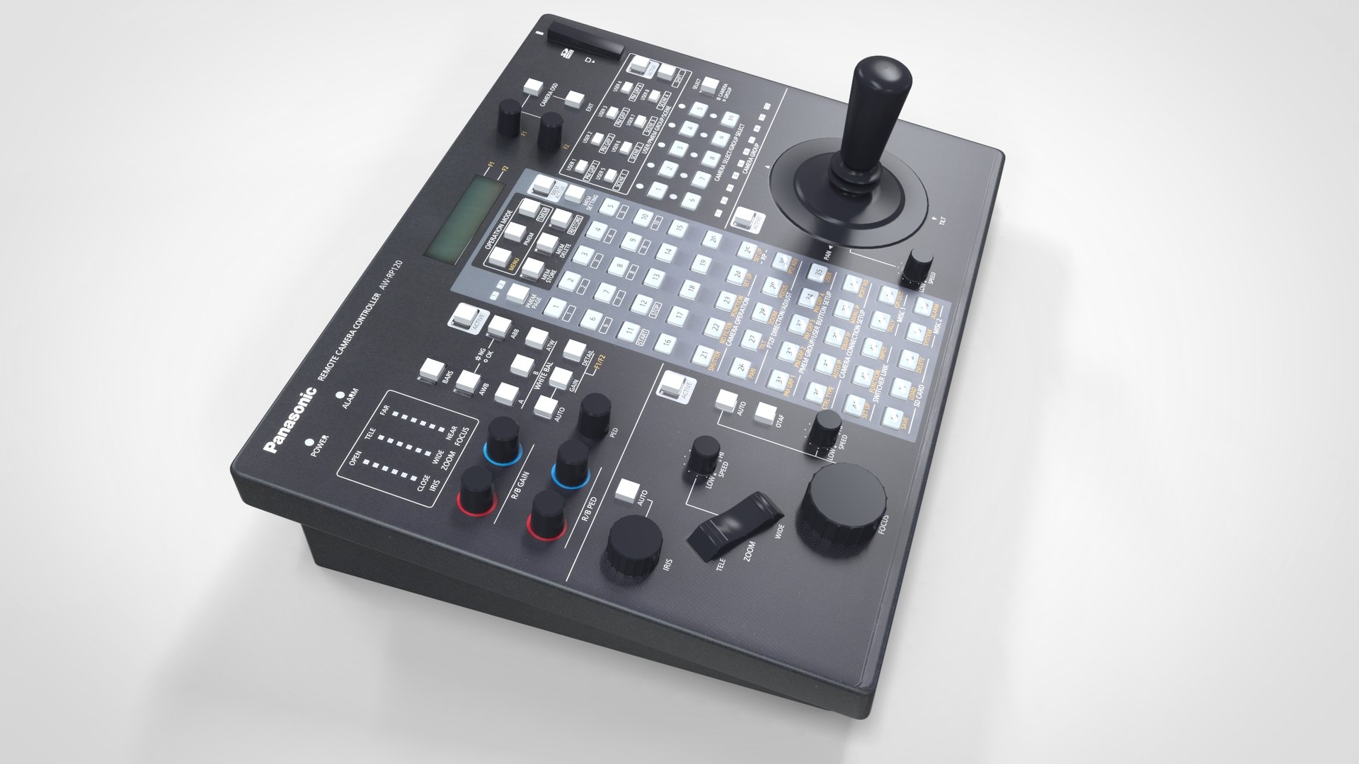 Panasonic Aw Rp120 Remote 3D Model - TurboSquid 1270270