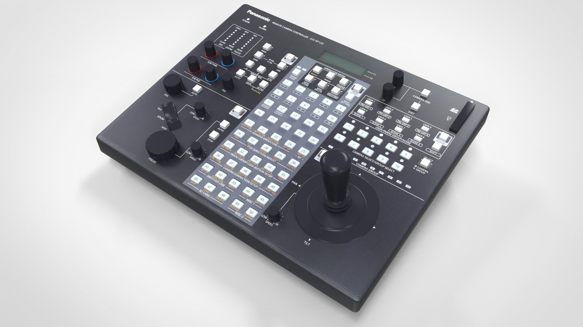 Panasonic Aw Rp120 Remote 3D Model - TurboSquid 1270270